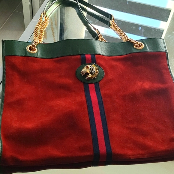 Bags | Gucci Large Rajah Tote | Poshmark